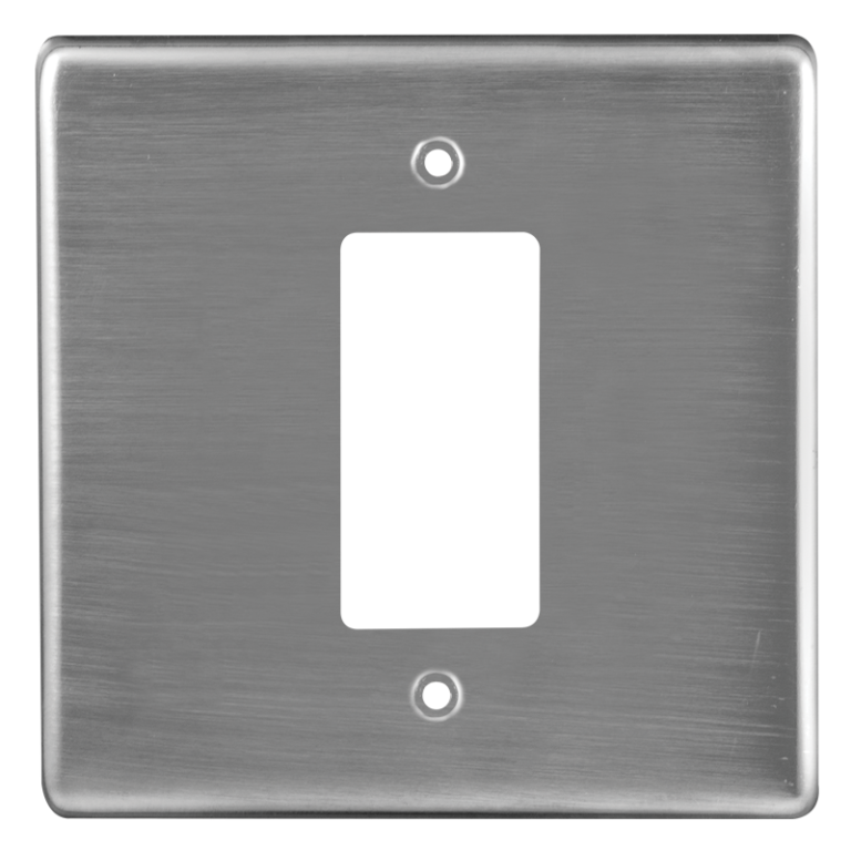Classic Isolator Steel Coverplate - Crabtree Electrical