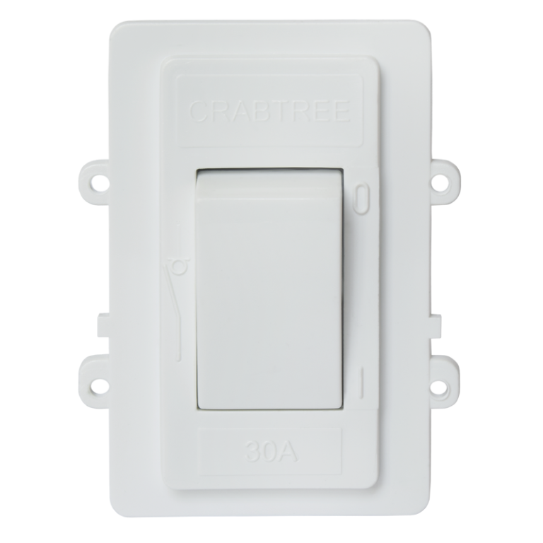 Classic Double Pole 30A Isolator Module - Crabtree Electrical