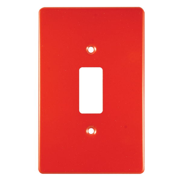 Classic 1 Lever Steel Coverplate - Crabtree Electrical