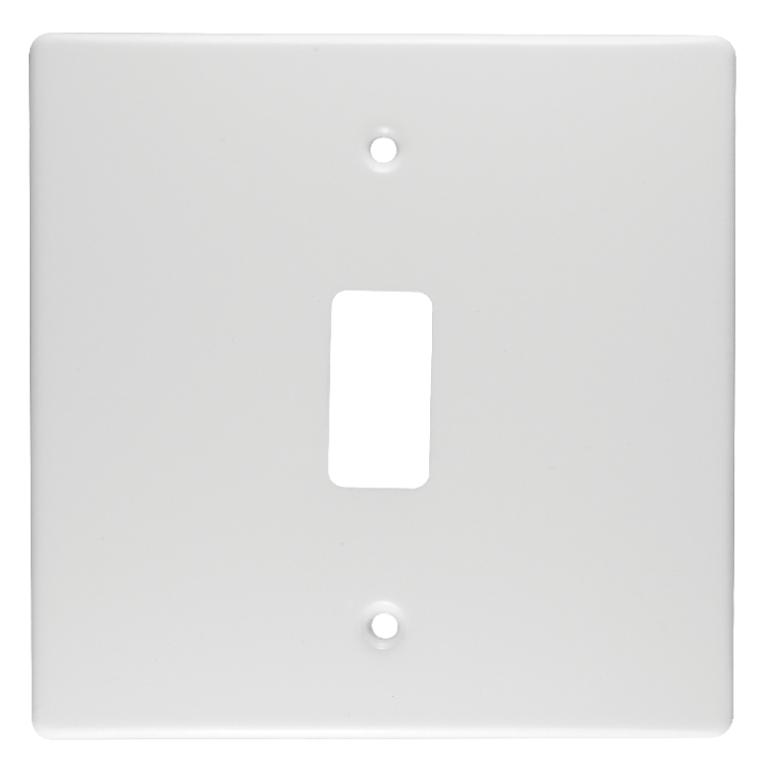 Classic 1 Lever Steel Coverplate - Crabtree Electrical
