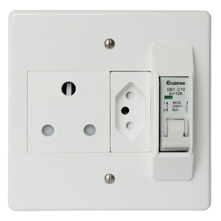 Diamond Single Dedicated Socket 164-4 Red Double-Pole Switched Blue on ...