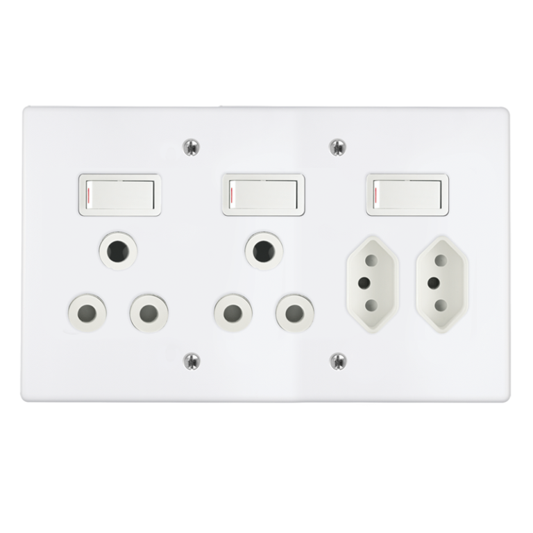 Classic 1 Lever 1 Way Switch with Plastic Coverplate - Crabtree Electrical