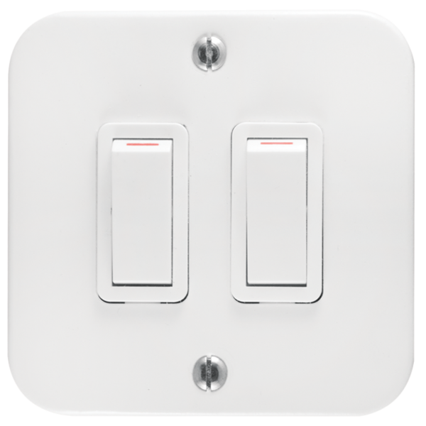 Classic 2 Lever 2 Way Industrial Switch on Surface Box - Crabtree ...