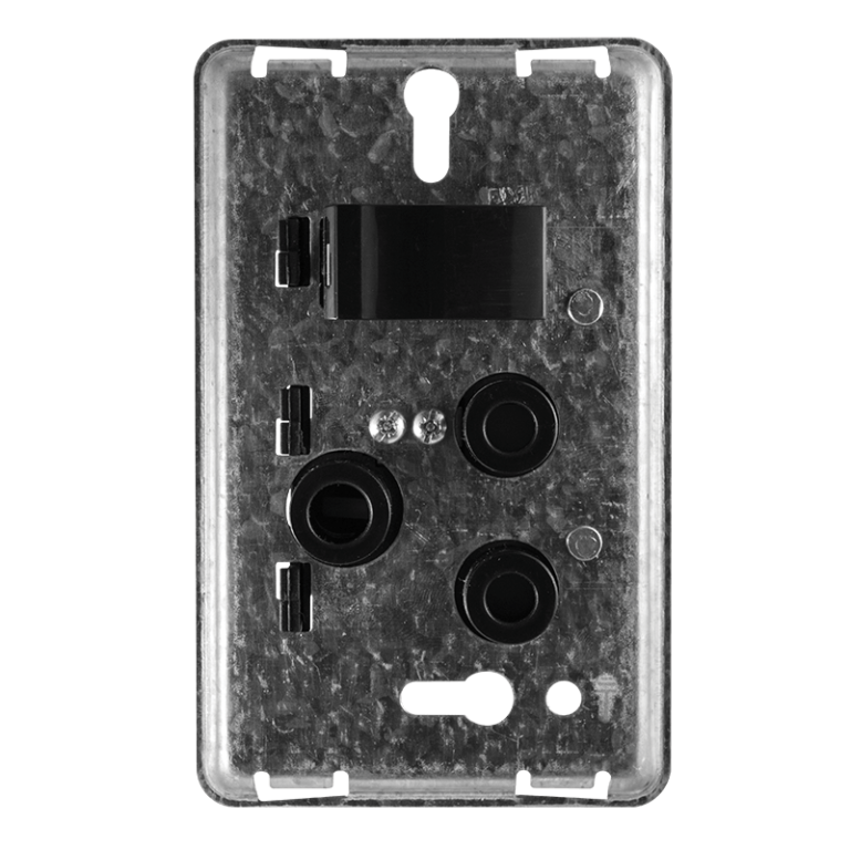 Diamond Single STD Socket 164-1 Switched on 4x2 Yoke - Crabtree Electrical