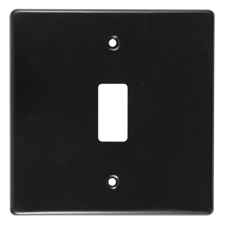 Classic 1 Lever Steel Coverplate - Crabtree Electrical