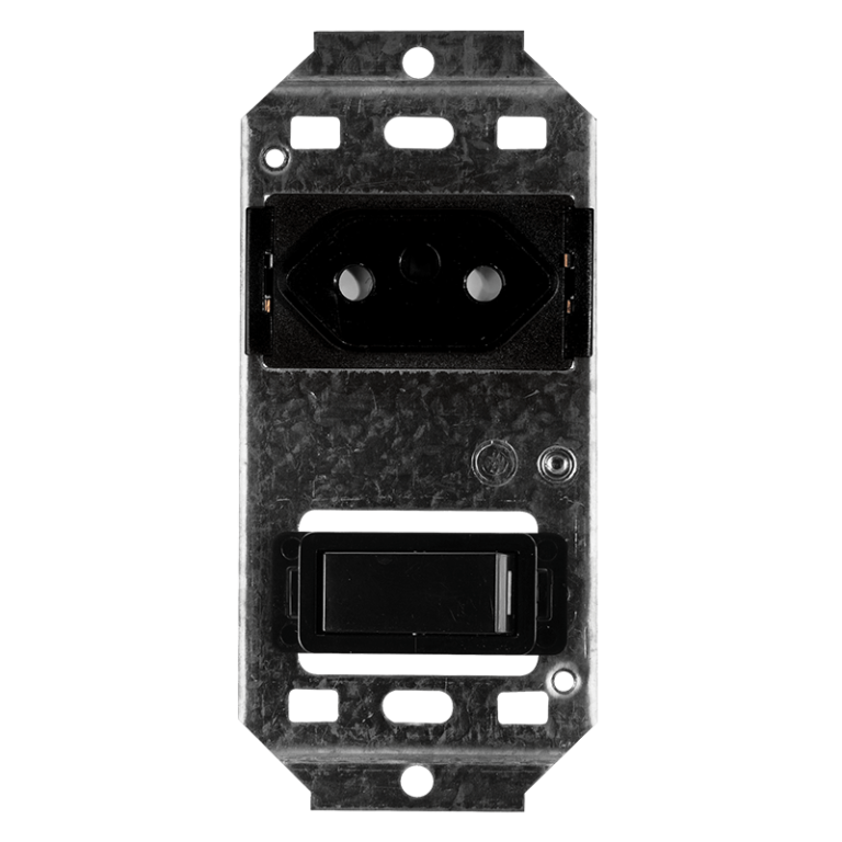 Classic Single Slimline Switched Socket 164-2 on 2x4 Yoke - Crabtree ...