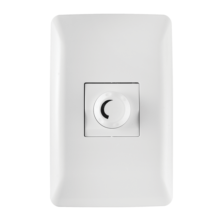 Diamond 1 Lever 500W LED Dimmer with Coverplate - Crabtree Electrical