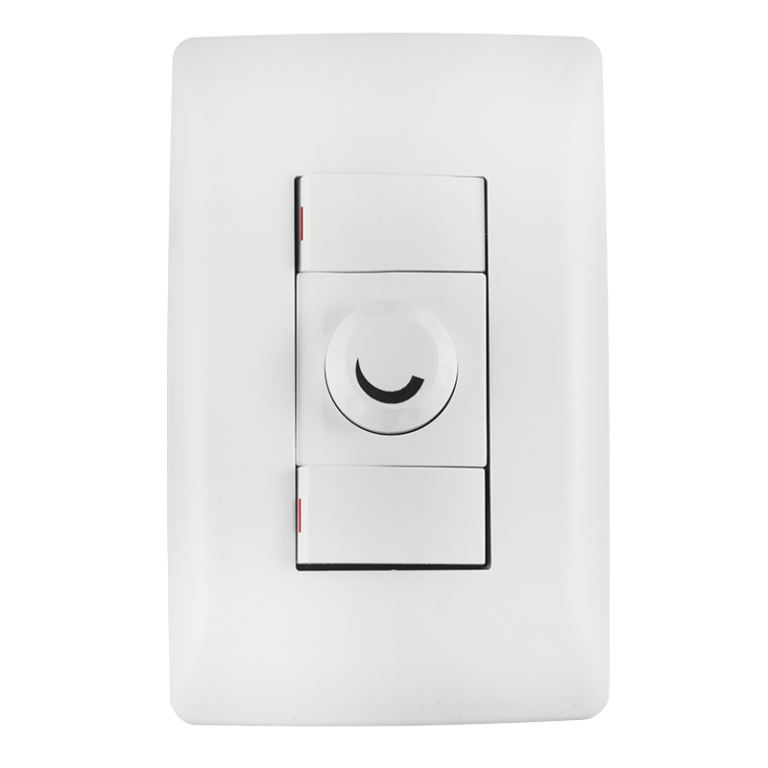 Diamond 3 Lever 600W Rotary Dimmer Switch on 2x4 Yoke with Coverplate ...