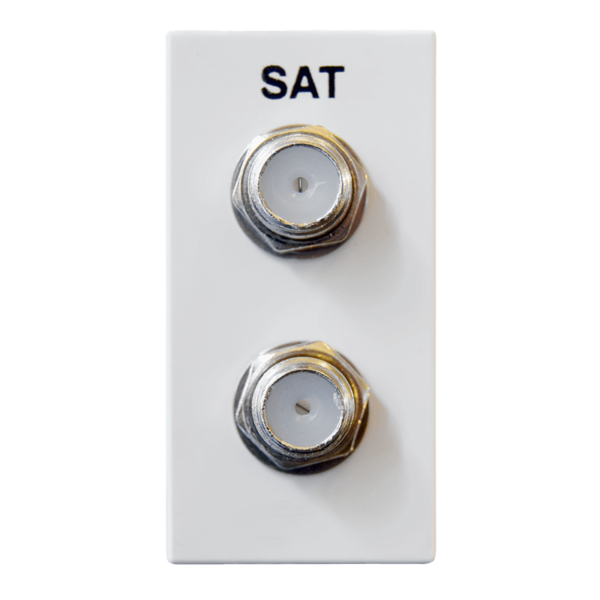 Diamond Double Satellite Ducting Module - Crabtree Electrical