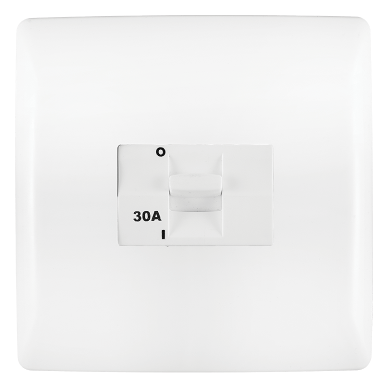 Diamod Double-Pole 30A Isolator on 4x4 Yoke with Coverplate - Crabtree ...