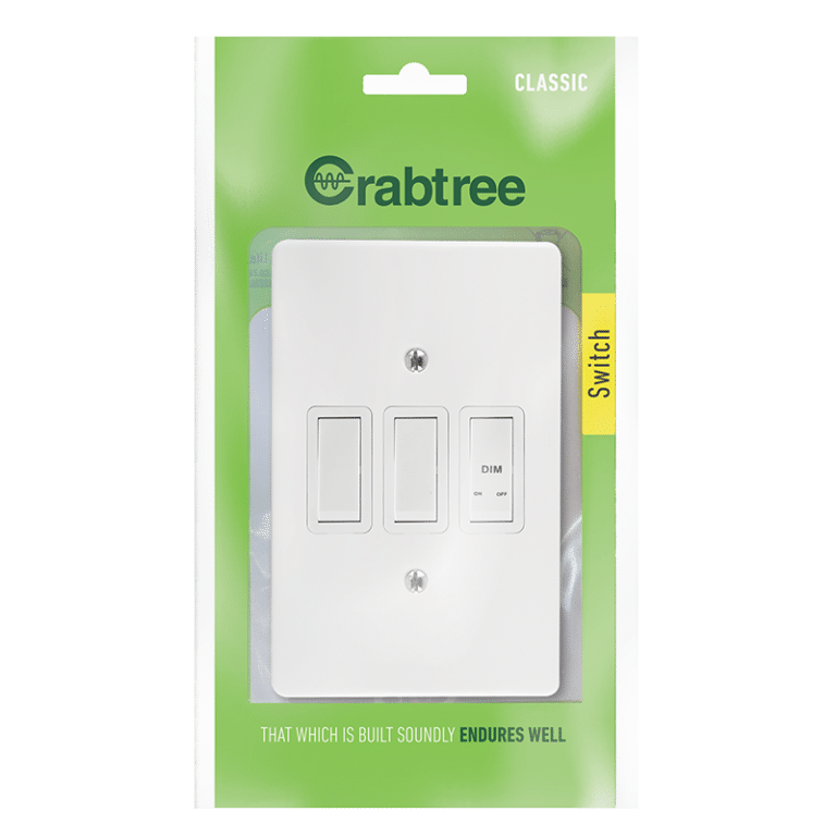 Classic 3 Lever 500W LED Bellpress Dimmer Switch on 2x4 Yoke with ...