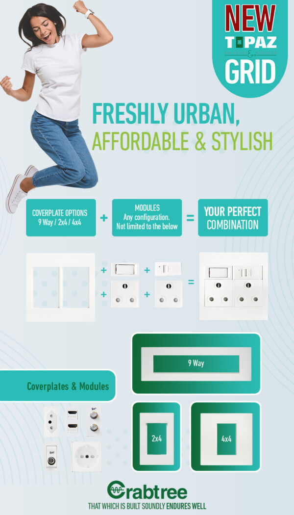 Crabtree South Africa | Locally Manufactured Switches & Sockets