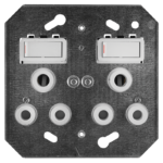 Classic 5 Pack Double Switched Sockets - Crabtree Electrical